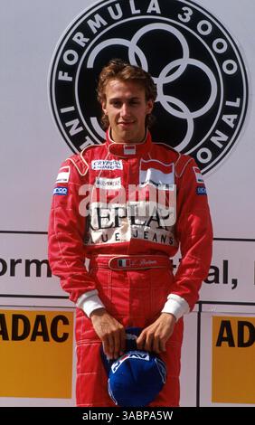 Mit dem Rennsieg sicherte sich Luca Badoer (ITA) Team Crypton in seiner ...