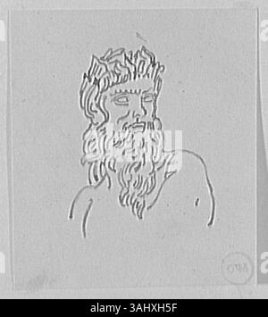 Studie über einen Satyr für Apollo und die Satyren von Gustave Moreau ...