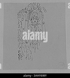 „SANs titre“ (Untitled) von Gustave Moreau, das zwischen 1850 und 1895 ...