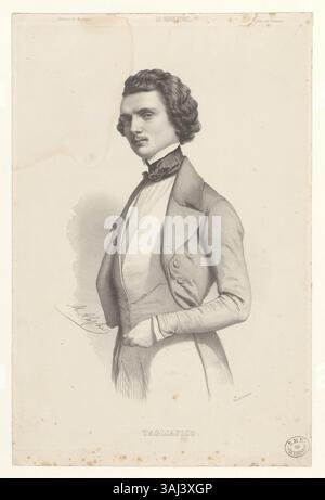 Diese Lithografie aus der Boyer-Sammlung zeigt Gilbert de Veyny-d ...