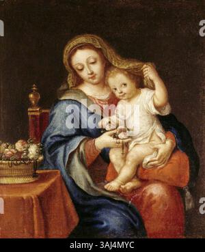 Dieses Porträt von Pierre Mignard, das zwischen 1658 und 1660 gemalt ...