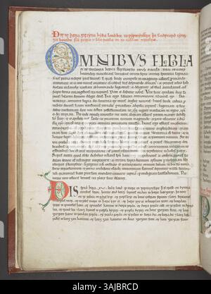 Eine Seite aus dem Codex Wintoniensis (St. Swithun Cartulary ...