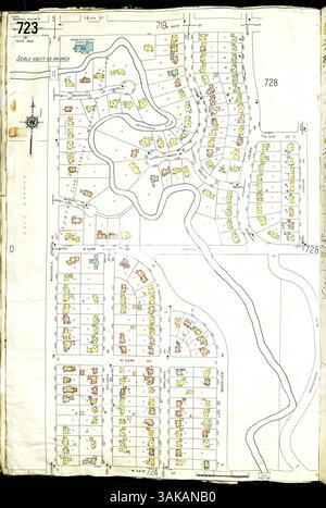 Sanborn Versicherungskarten von 1912 bis 1930 dokumentieren das ...