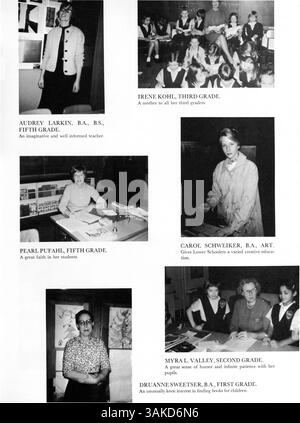 In diesem Jahrbuch „Tatler“ 1964 der Northrop Collegiate School werden die wichtigsten ...