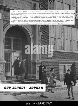 Das jordanische Jahrbuch 1960 von Jordan Jr. High umfasst die Schüler ...