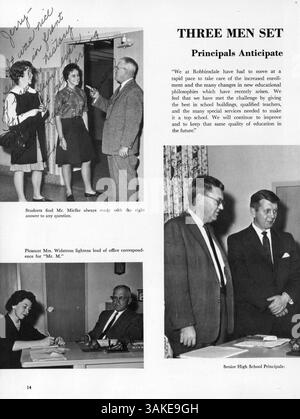 Das Jahrbuch der Robbinsdale High School 1961, „The Robin“, bietet eine ...