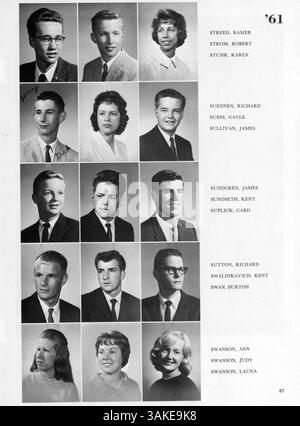 Das Jahrbuch „The Robin“ von 1961 zeigt die Erfolge der Robbinsdale ...