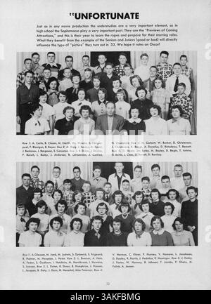 Das Robbinsdale High School Yearbook 1951, The Robin, bietet einen ...