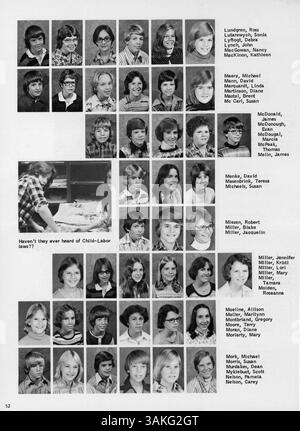 Das Jahrbuch der Hubert Olson Junior High School 1977 beleuchtet die ...