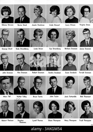 Das Robin '65' Robbinsdale High School Yearbook spiegelt das Schuljahr ...