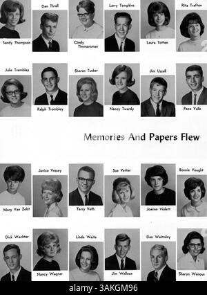 Das Robbinsdale High School Yearbook 1965, bekannt als Robin '65, zeigt ...