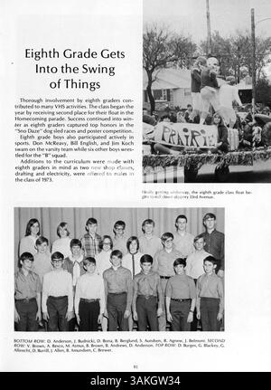Das Jahrbuch „69 Villager“ der St. Anthony Village High School 1969 ...