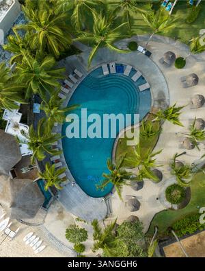 Blick aus der Vogelperspektive auf das Constance Resort Hotel mit ...