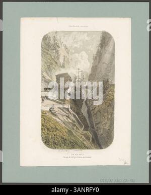 Diese Lithografie von Léon Jean-Baptiste Sabatier aus dem Jahr 1860 ...