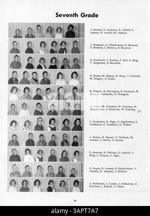 Das Brooklyn Center High Yearbook 1962, Centaurion, dokumentiert die ...