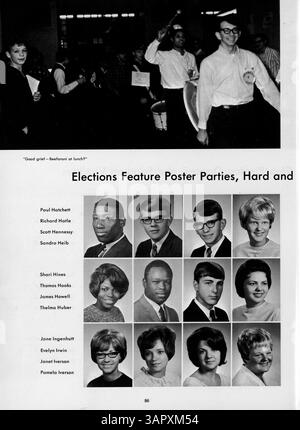 Das Jahrbuch 1966 Centralian dokumentiert das soziale Leben, die ...