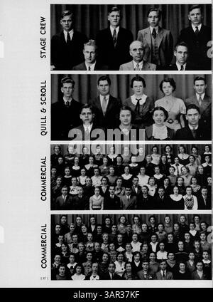 Das Centralian Yearbook 1936 der Central High School fasst die Höhepunkte des Schuljahres mit ...