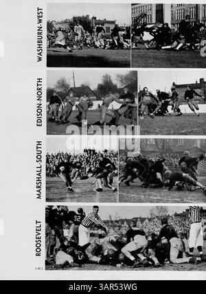 Das Central High Yearbook 1936, "Centralian 1936", dokumentiert die Schüler, Lehrer, Clubs ...