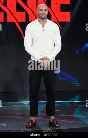 Marcell Jacobs besucht die erste Folge 2025 der Rai-fernsehsendung ...