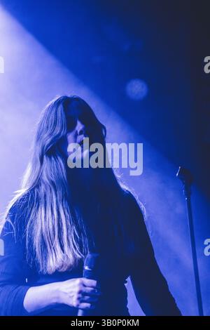 Aarhus, Dänemark. April 2025. Die dänische Doom-Metal-Band Konvent gibt ...