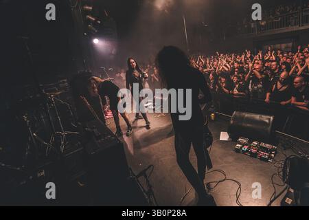 Aarhus, Dänemark. April 2025. Die dänische Doom-Metal-Band Konvent gibt ...