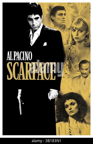 SCARFACE USA 1983 Brian De Palma Tony (AL PACINO), Mama Montana (MIRIAM ...