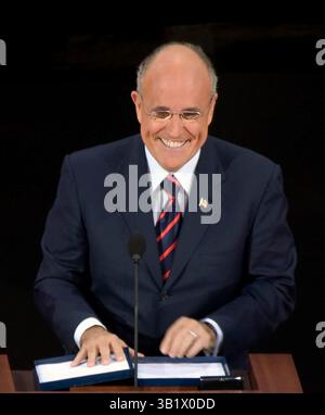 Der ehemalige Bürgermeister Rudy Giuliani (Republikaner von New York ...