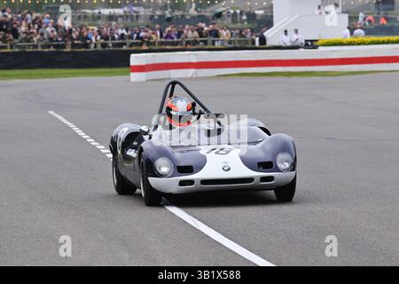 Max Bartell, Ross Drybrough, Elva-BMW Mk7S, Gurney Cup ein ...
