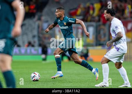 Abdulay Juma Bah of Lens während des Fußballspiels der französischen ...