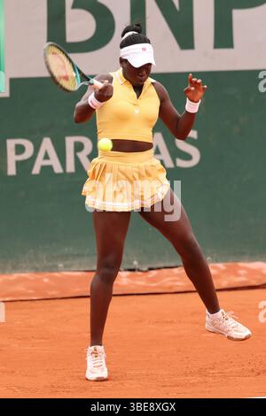 Paris, Frankreich. Mai 2025. Guo Hanyu (R)/Shibahara Ena treten im ...