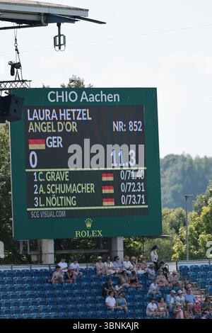 Laura Hetzel von Deutschland mit Angel D'Or bei der Deutschen U25 ...