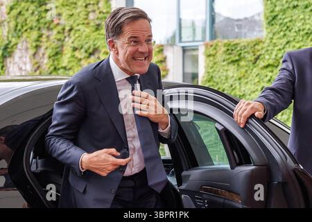 BK Merz begruesst Generalsekretärs der NATO, Mark Rutte Bundeskanzler ...