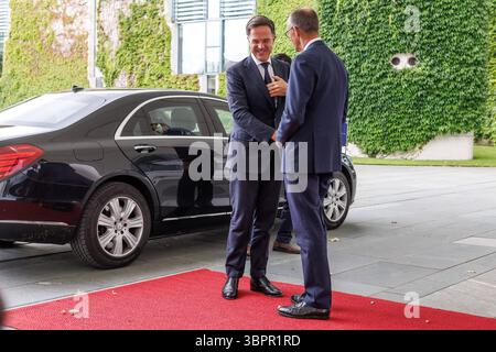 BK Merz begruesst Generalsekretärs der NATO, Mark Rutte Bundeskanzler ...