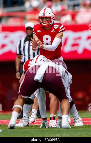 04. September 2021 - Lincoln, NE. USA - Fordham Rams Quarterback Tim ...