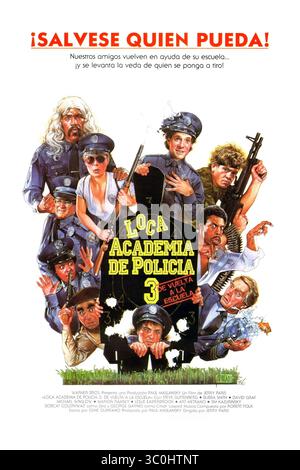 POLICE ACADEMY 3: BACK IN TRAINING, Lance Kinsey, Art Metrano, 1986, (c ...