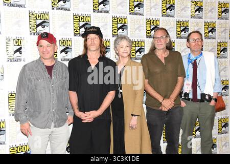 David Zabel, Norman Reedus, Melissa McBride, Greg Nicotero und Scott M ...