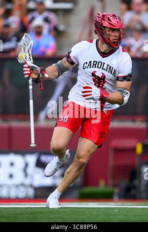 1. August 2025: Der Carolina-Mittelfeldspieler Shane Knobloch (27 ...