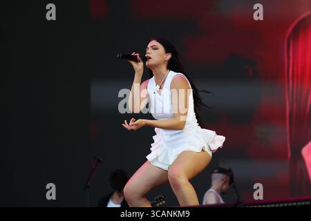 Die englische Singer-Songwriterin Alessi Rose tritt beim Sziget ...