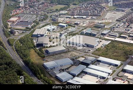 Blick aus der Vogelperspektive auf den Advanced Manufacturing Park ...