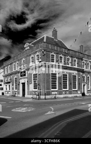 Blick entlang der Middle Street, Driffield Town, East Yorkshire ...