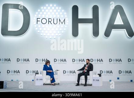 Doha Forum 2025 Ahmed al-Sharaa, Präsident Syriens, kommt am 6 ...