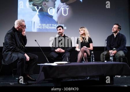 Mark Kermode, Brett Goldstein, Imogen Poots und William Bridges in der ...