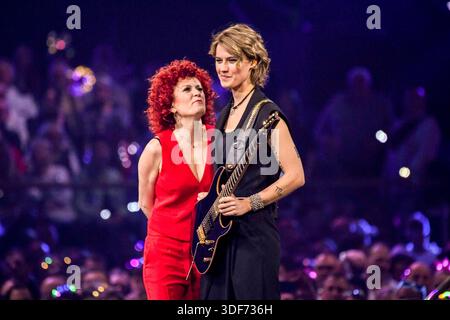 abb: Lucy Diakovska Saengerin auf der Buehne bei der ARD TV live ...