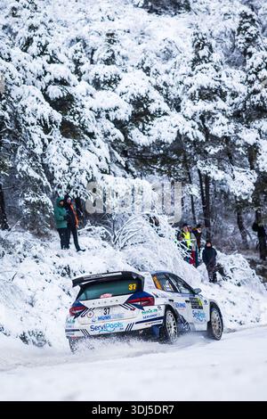 37 MOLLE Amaury (bel), DUBOIS Alex (fra), Amaury Molle, Skoda Fabia RS ...