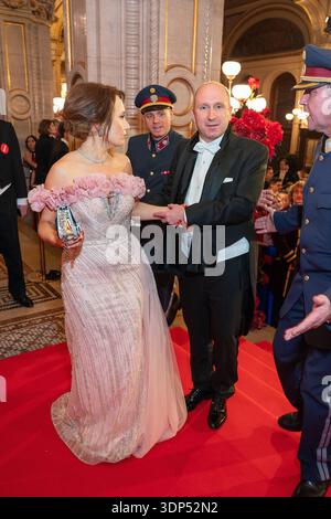 Wien, Österreich. Februar 2026. Wiener Opernball 2026 an der Wiener ...