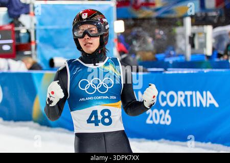 Predazzo Skisprung, Italie. Februar 2026. NIKAIDO Ren von Japan ...