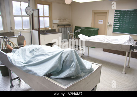 Leichenhalle Gebäude- oder im Krankenhaus, die menschliche Überreste ...