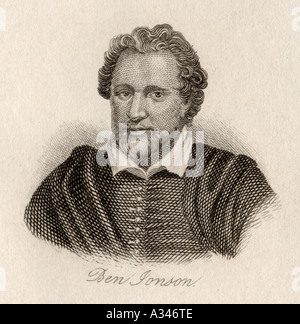 Ben Jonson, aka Benjamin Johnson, 1572 - 1637. Englische Dramatiker ...