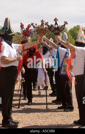 Der Matachines-Tanz im El Rancho de Las Golondrinas, New Mexico ...