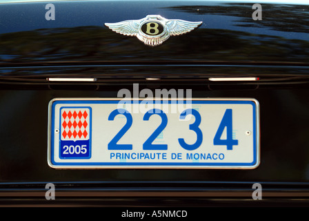 Fürstentum Monaco Kfz-Kennzeichen, Monte Carlo, Fürstentum von Monaco ...